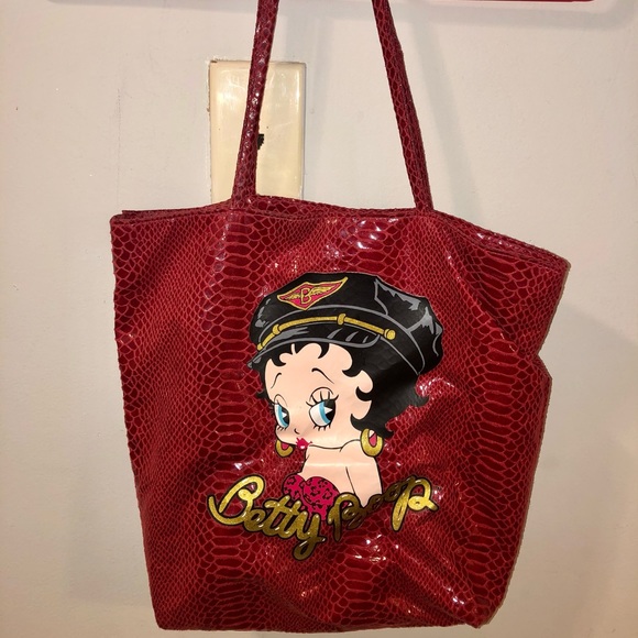 Betty Boop | Bags | Betty Boop Snake Skin Print Bag | Poshmark